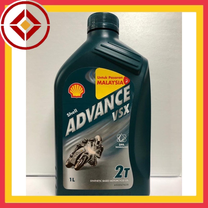 1L SHELL ADVANCE VSX 2T MINERAL SYNTHETIC BASED MOTORCYCLE OIL PEWANGI ...