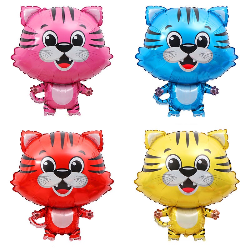 Big size Tiger Balloons, Tiger Birthday Decorations | Shopee Malaysia