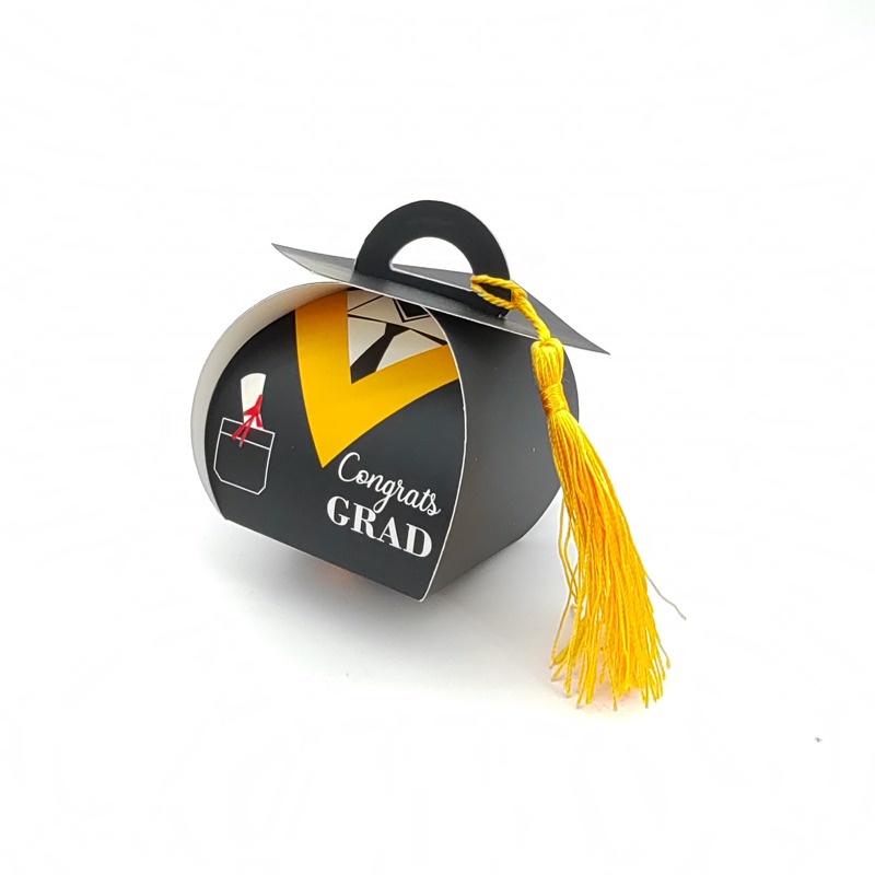24pcs Graduation Cap Gift Box Graduation Party Favors Graduation Candy ...