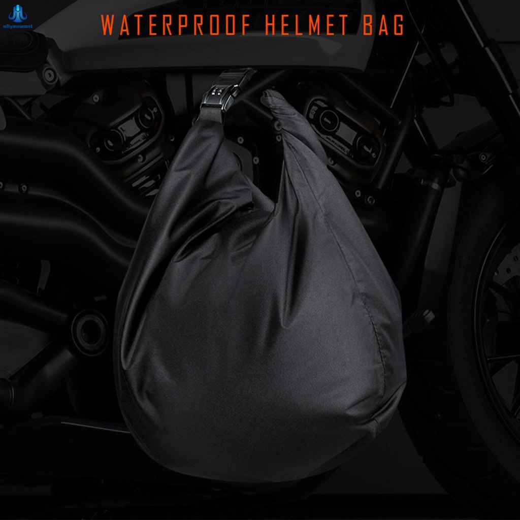 Motorbike Helmet Bag with Password Lock Waterproof Helmet Bag | Shopee ...