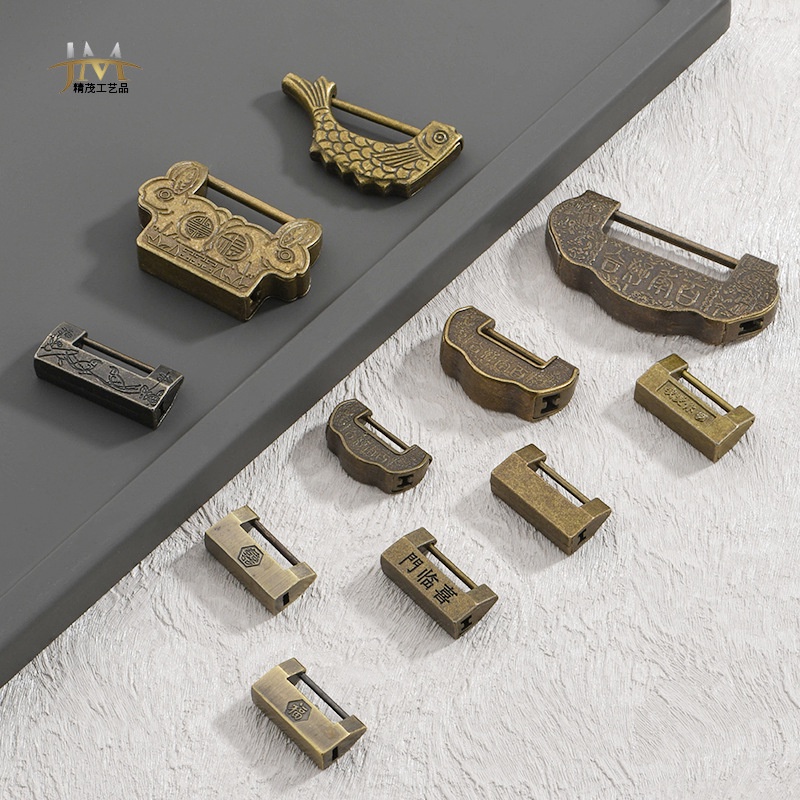 Mini Chinese classic locks modelled after an antique for boxes, drawer ...