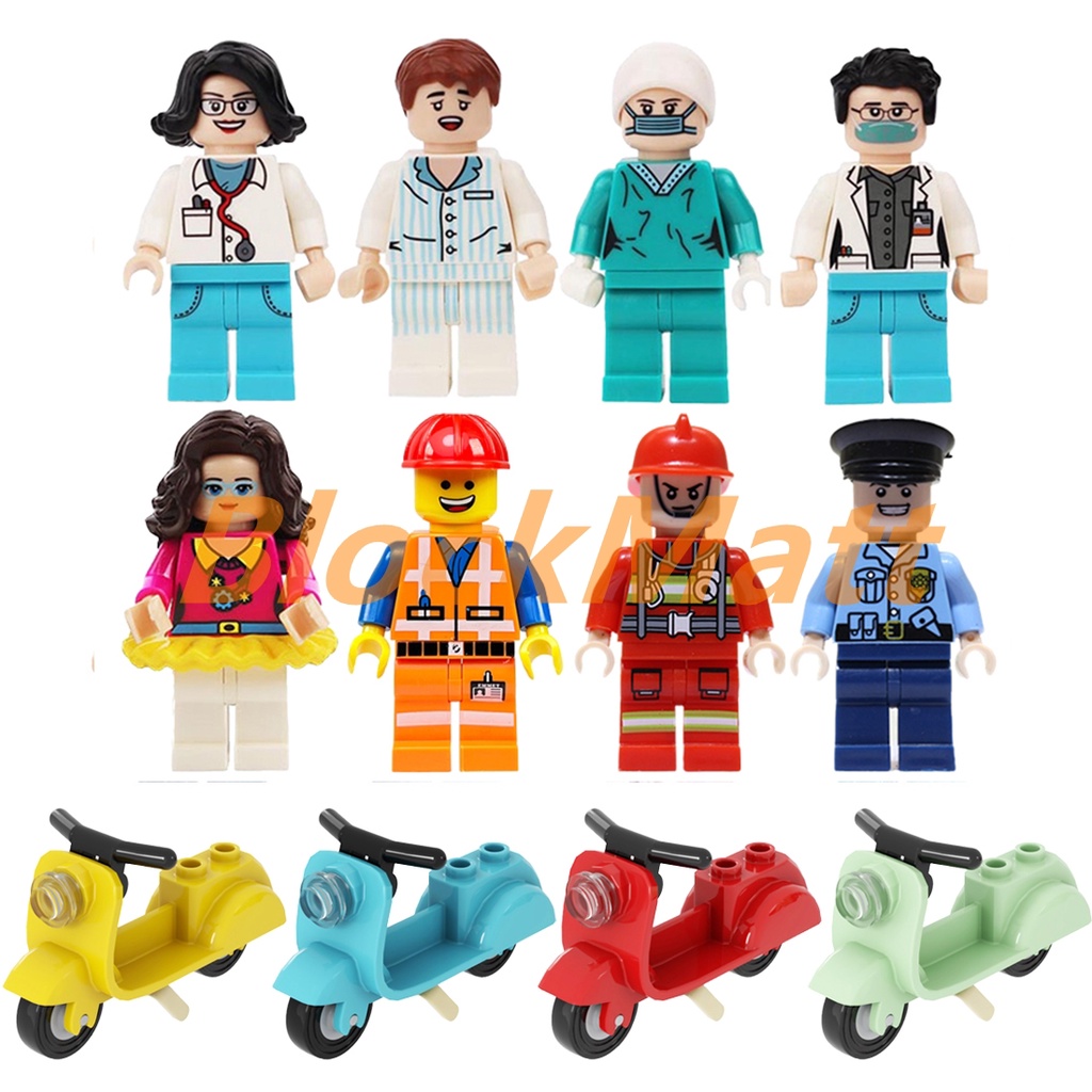 Occupations Motor Accessories Modern Equipment Minifigures Brick ...