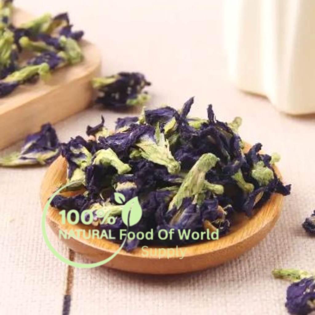 Butterfly Pea Flower 30g - 200g Organic Blue Pea Flower Tea Bunga ...