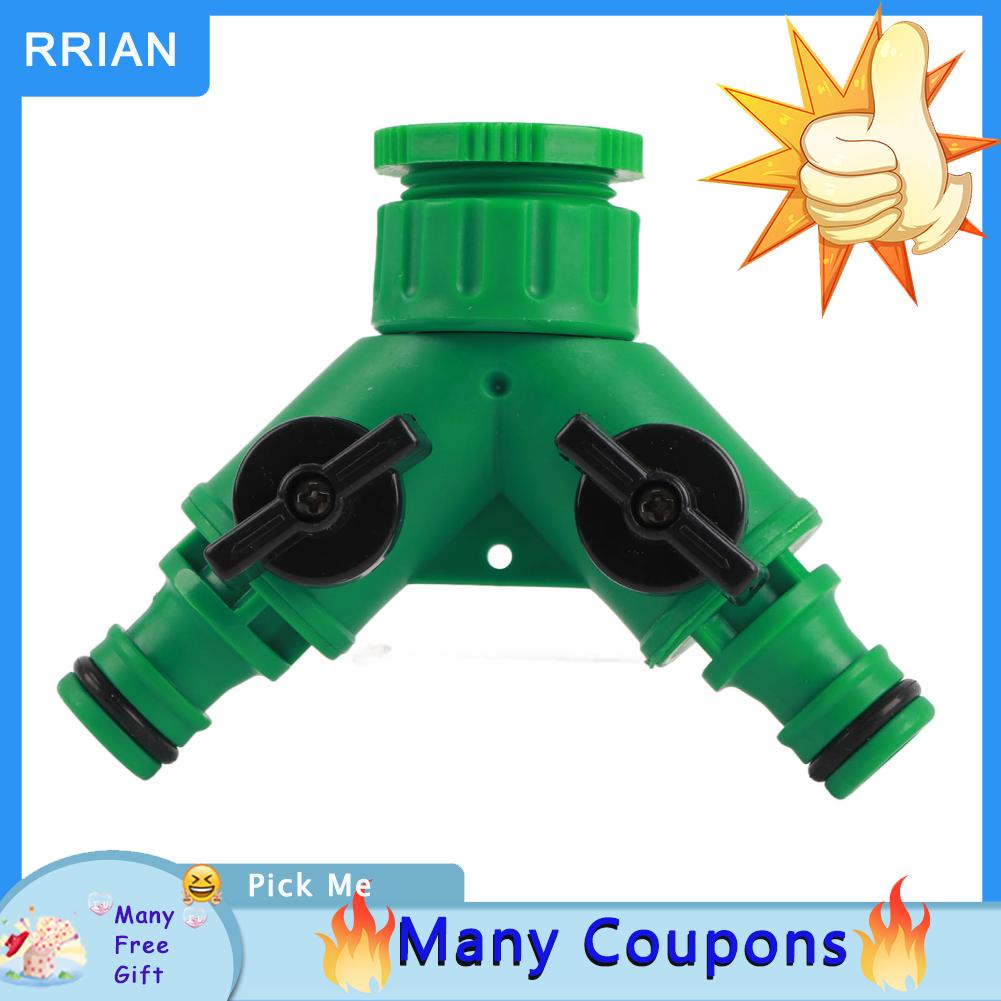 Rrianfo Hose Splitter 1 Inlet 2 Outlet Leakage 3 Way Adapter Easy ...