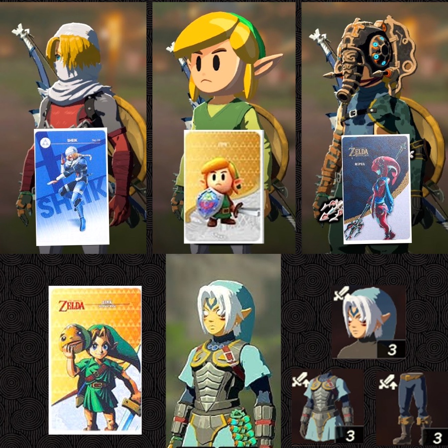 Zelda Amiibo NFC Cards Full Set 37 PCS For Zelda Tears Of The Kingdom ...