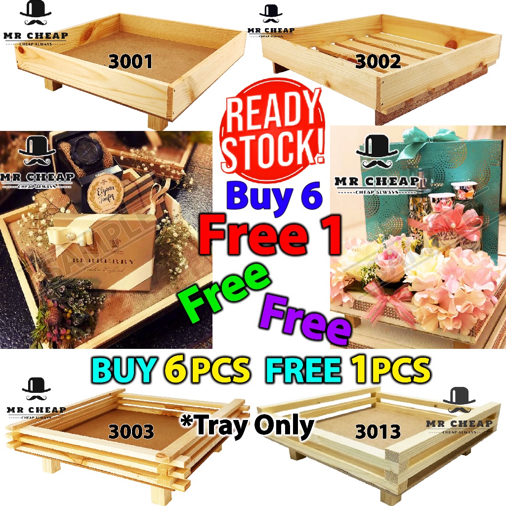 (Jimat)Wood Dulang Hantaran Perkahwinan/Dulang Hantaran Kayu/Wooden ...