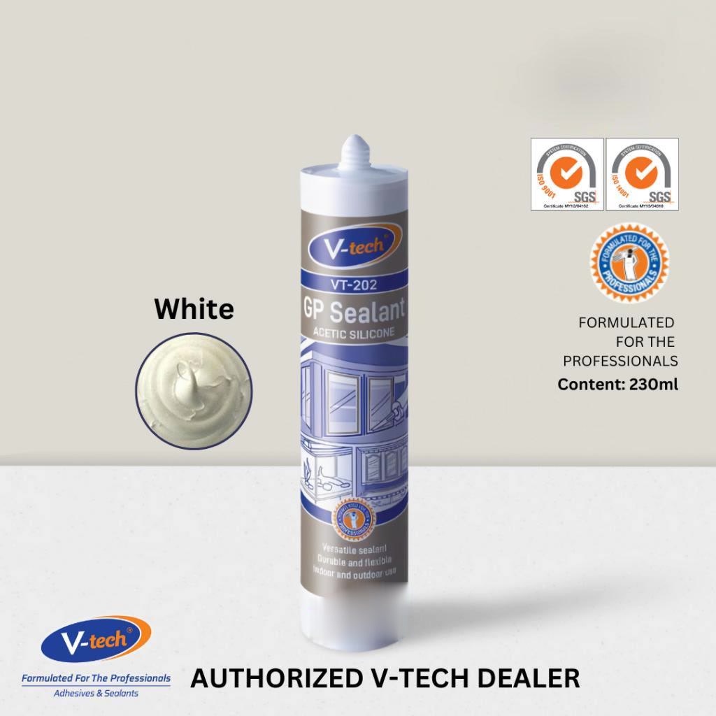 V-TECH Silicone / Acrylic / Adhesive Sealant / VT-202 / VT-226 / VT-230 ...