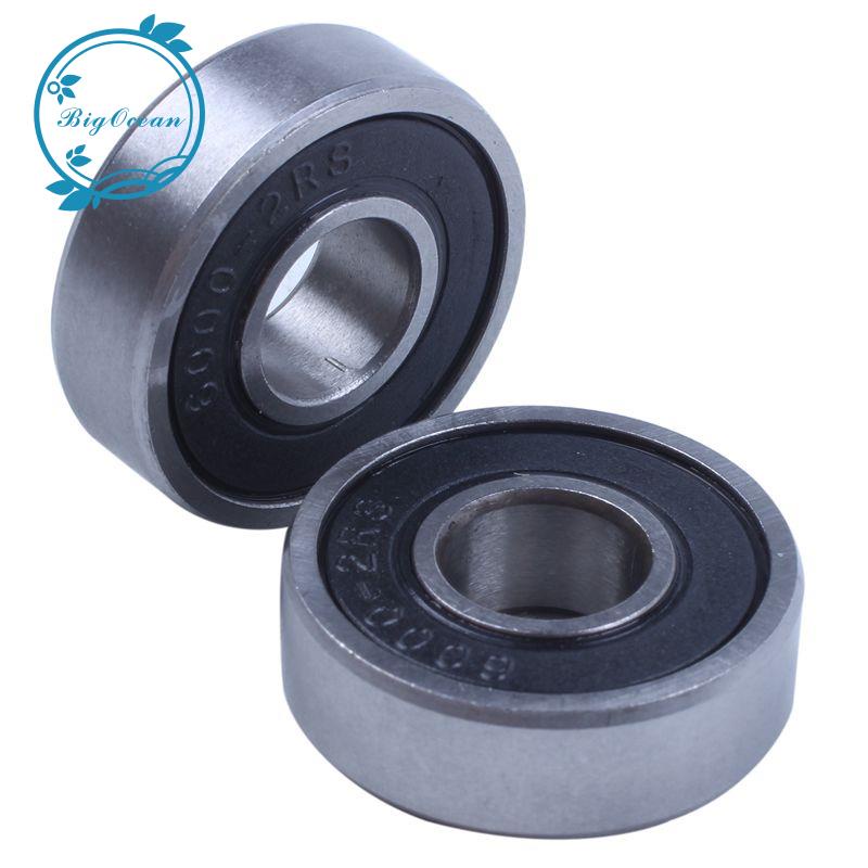 10Pcs 6000RS Shielded Deep Groove Radial Ball Bearings 10mmx26mmx8mm ...