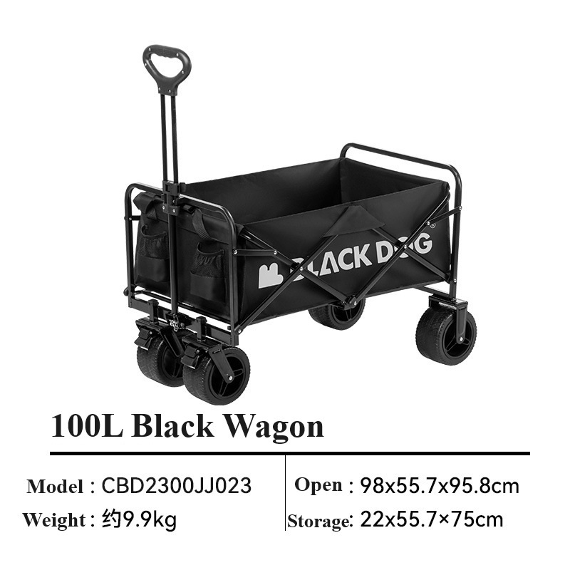 NEW BLACKDOG City Walk Wagon Trolley Basic Type Foldable Folding ...