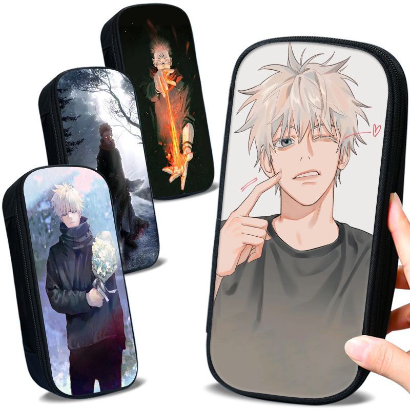 Gojo Satoru Jujutsu Kaisen pencil bag anime boy girls student pencil ...