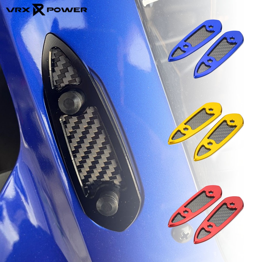 For YAMAHA R25 R3 Motorcycle Side Mirror Block Covers Rearview Mirrors ...