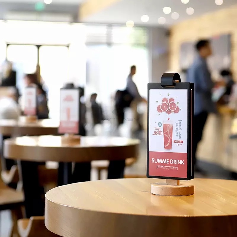 SVIAO Solid BeechWood Page Turning Menu Holder Menu Rack Ad Poster ...