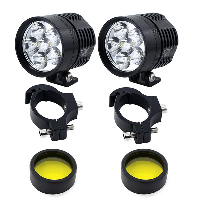 2pcs 12000lm led motorcycle headlight Fog DRL lamp Cree chip Motorbike ...