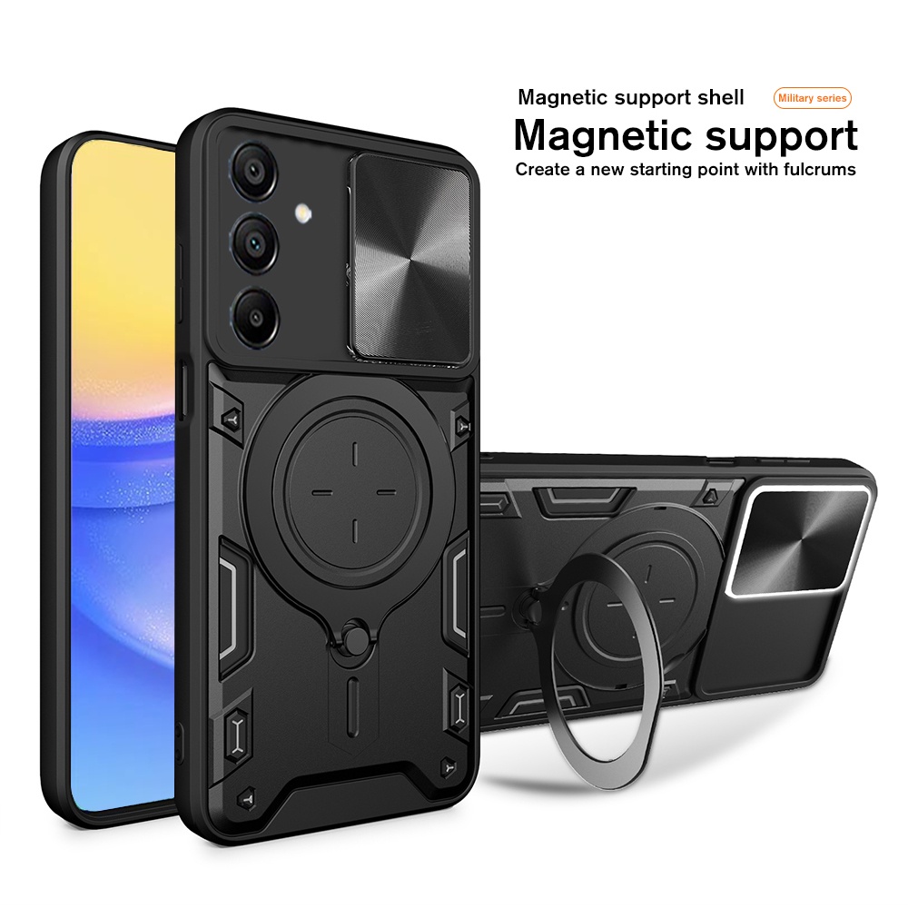 Samsung Galaxy A15 5G 4G Magnetic Sliding Camera Protection Bracket for ...