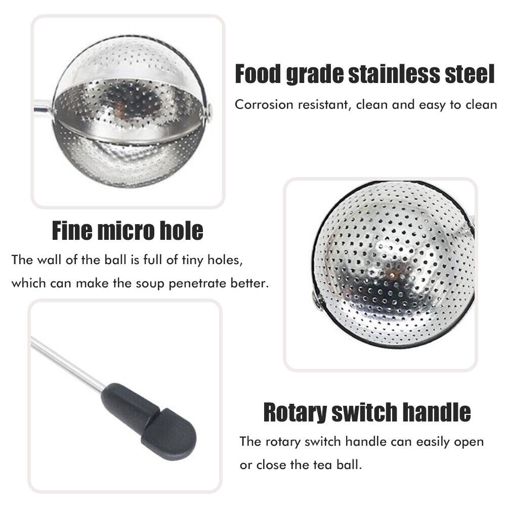 Flour Duster for Baking, One-Handed Operation, 304 Stainless Steel ...