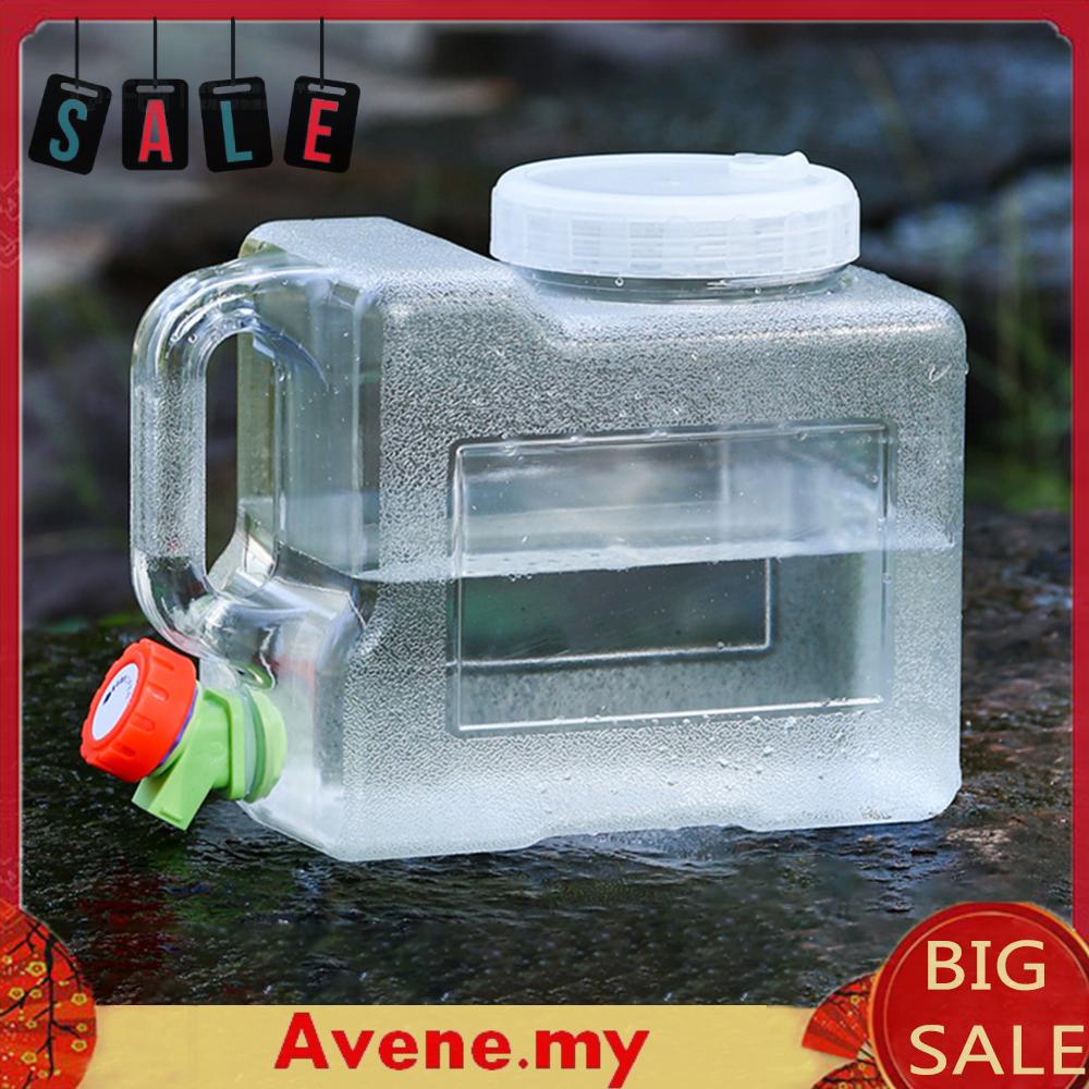 3L Portable Water Container with Spigot Leakproof Storage Carrier ...