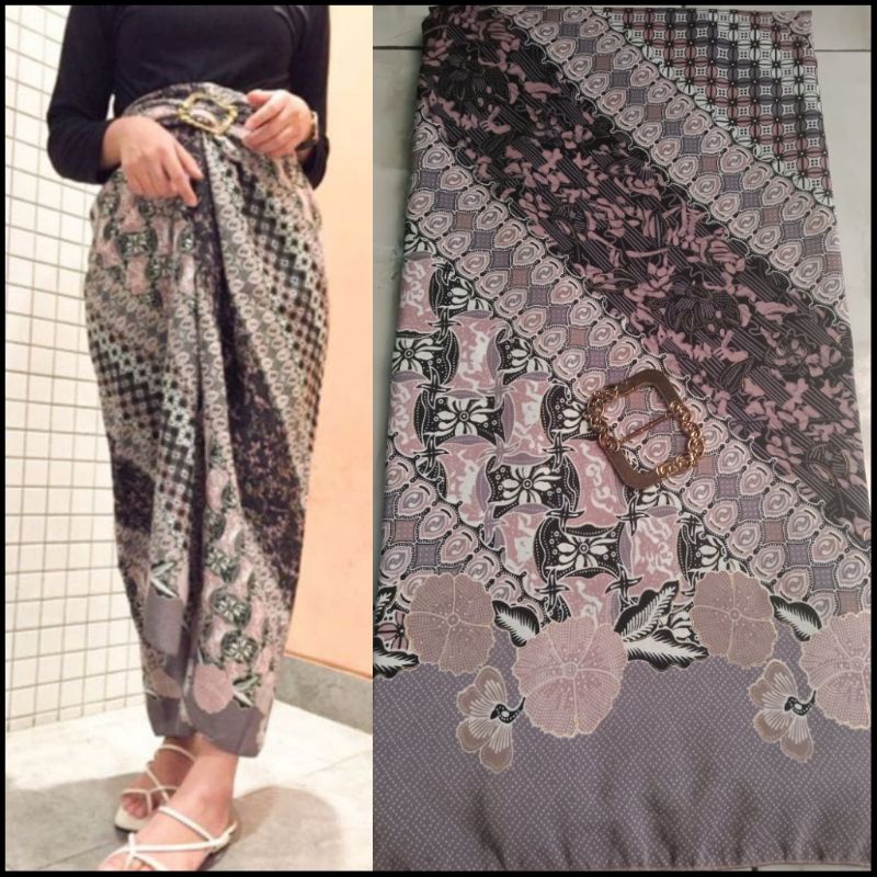 Bdg-skirt lilit Drawstring batik Bottoms batik Skirt Wrapped Skirt ...