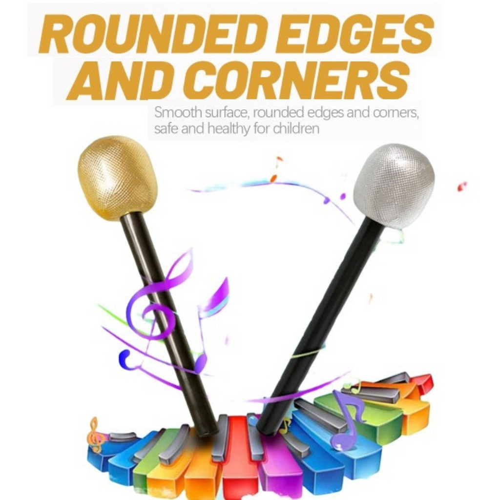 Halloween Decoration Microphone Singing Props Fake Microphone Dance Bar ...