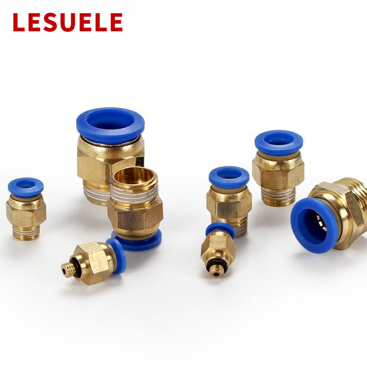 Pc Male Thread Straight-through Quick Connector PC6-02/8-02/10-02Quick ...
