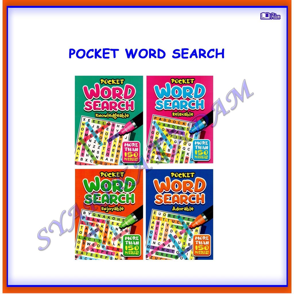 [ADM] POCKET WORD SEARCH - MIND TO MIND | Shopee Malaysia