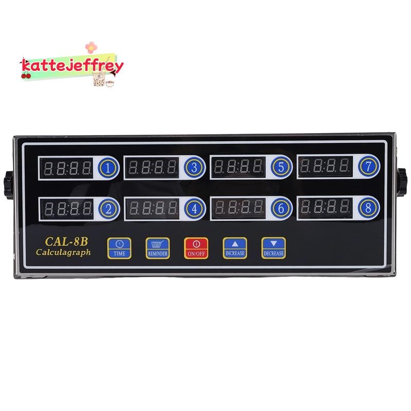 CAL-8B Portable Calculagraph, 8 Channel Digital Timer, Kitchen Cooking ...