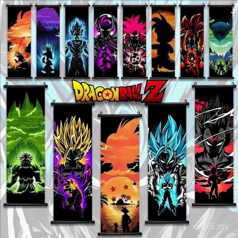 Super Saiyan Goku Canvas Painting Japan Anime Art Print Dragon Ball ...