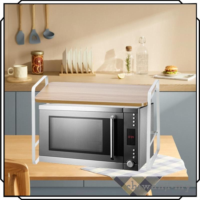[ChiwanjifcMY] Microwave Rack Baker Rack Kitchen Countertop Organizer ...