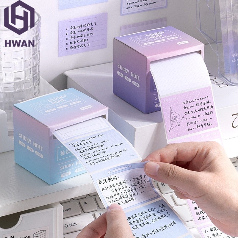 Pull-out Sticky Student Multi-functional 256Pcs Creative Gradient Color ...