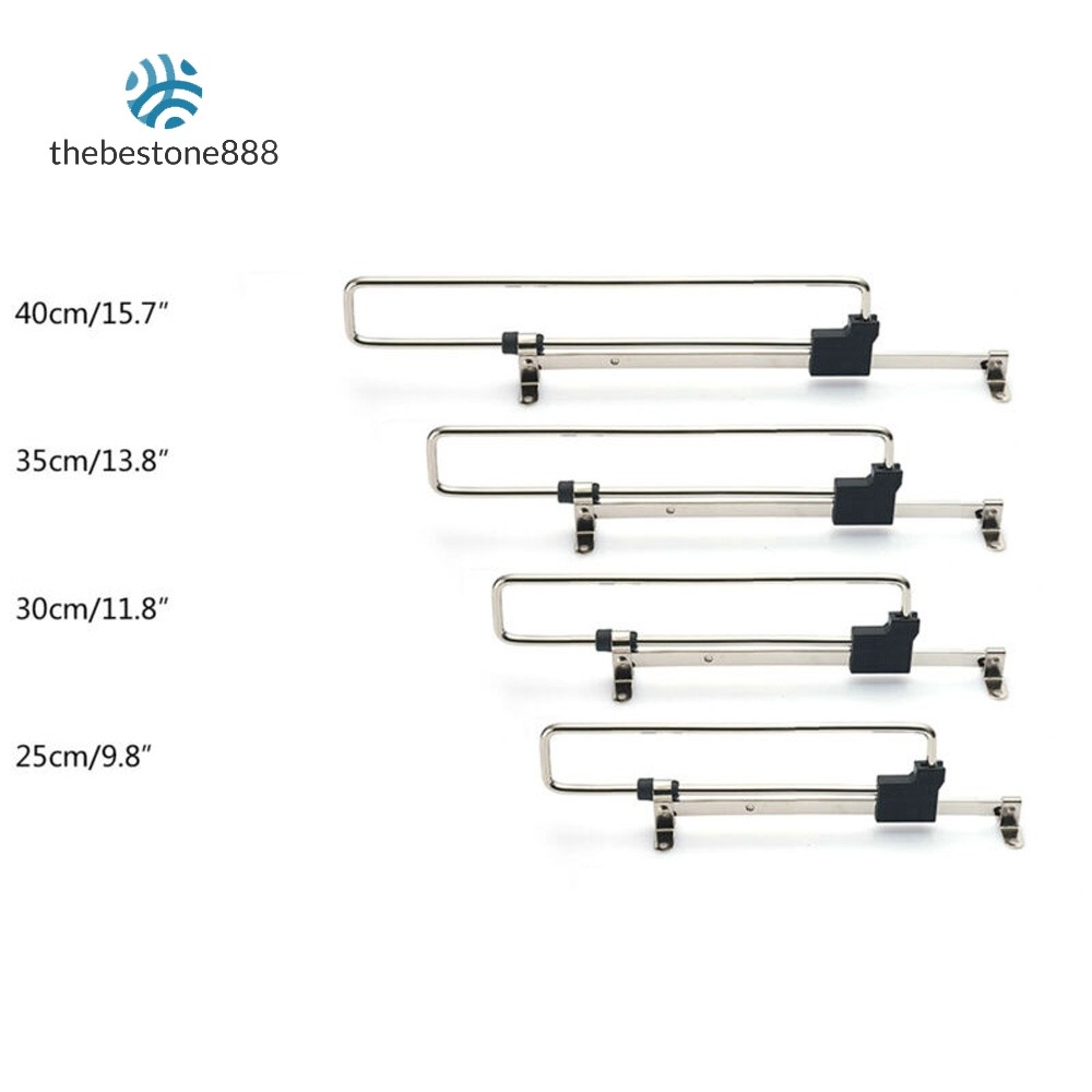 (THEBEST) Wardrobe Pull Out Clothes Hanger Rail Extending Rack Storage ...