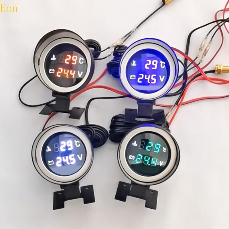 Eon 2 in 1 Vehicles Digital Gauge 12 24V Universal Truck Car LED ...