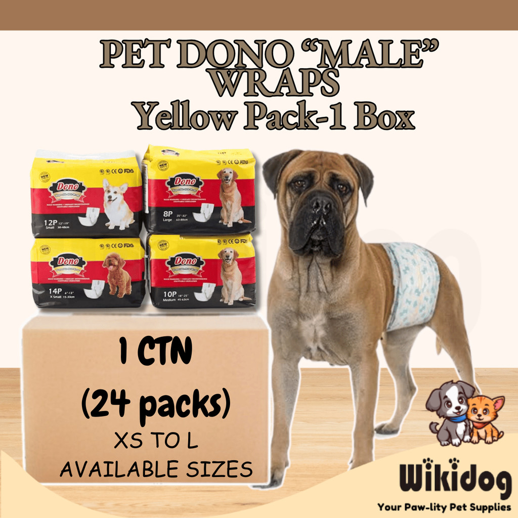 Dono Disposable Male Pet Diapers – Yellow Pack (1 Box) | Shopee Malaysia
