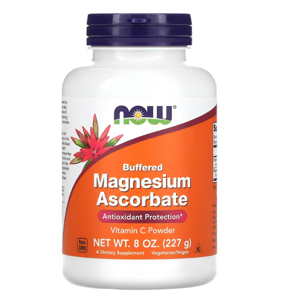 NOW Foods, Buffered Magnesium Ascorbate, Vitamin C Powder, 8 oz (227 g ...