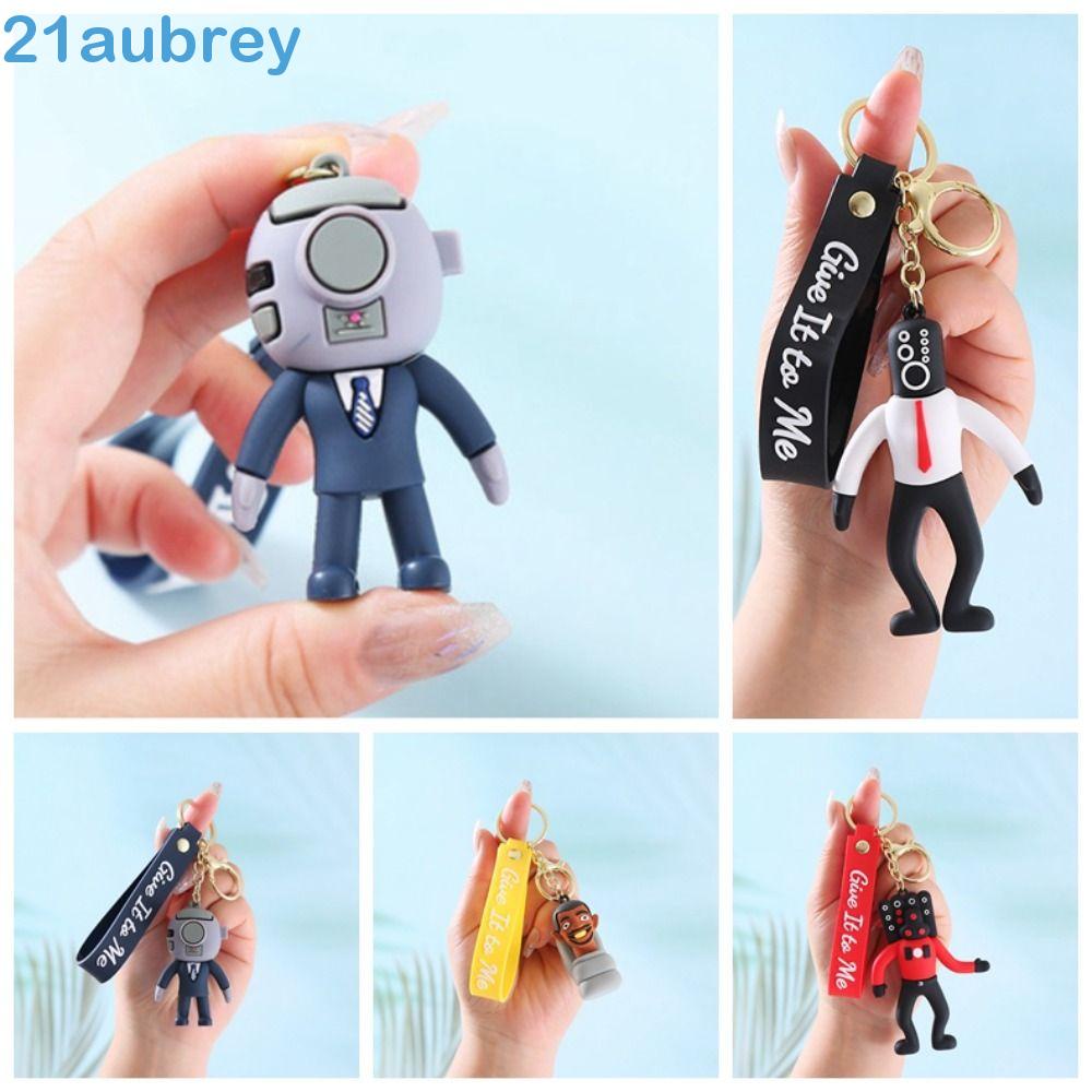 AUBREY1 Skibidi Toilet Keychain, Skibidi Bop Bop PVC, Skibidi Toilet ...