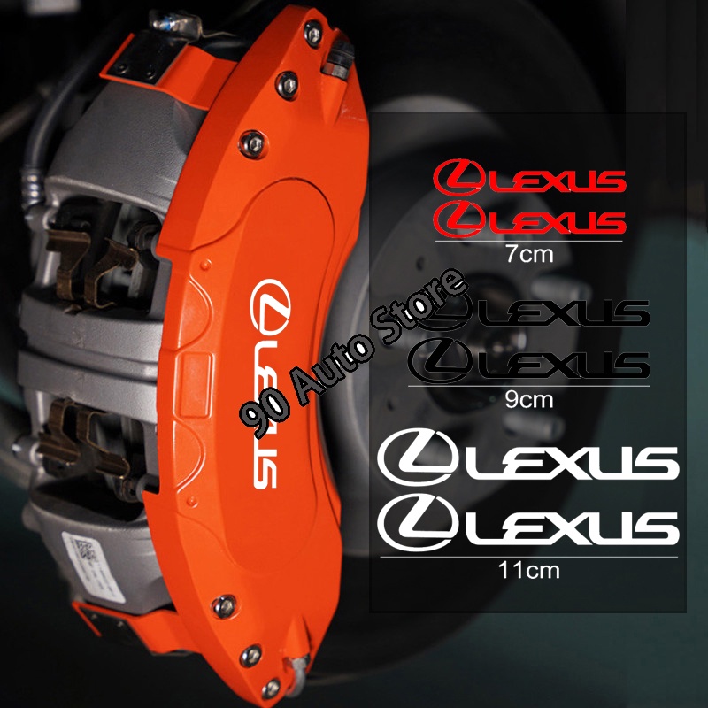 6PCS For Lexus NX300h NX NX200T RX350 Car Emblem Tire Caliper Cover ...