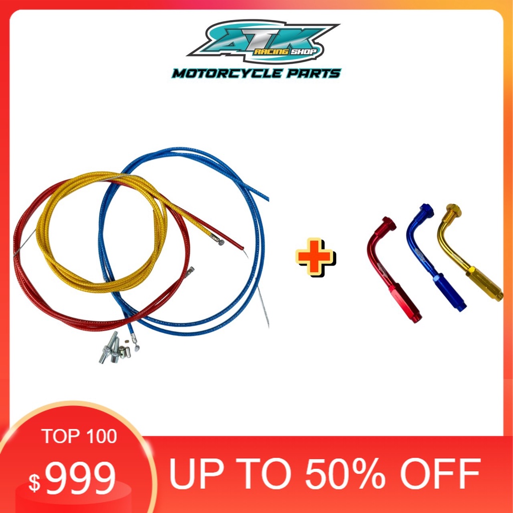 Thai throttle cable for all types of motorbikes comes with colorful ...