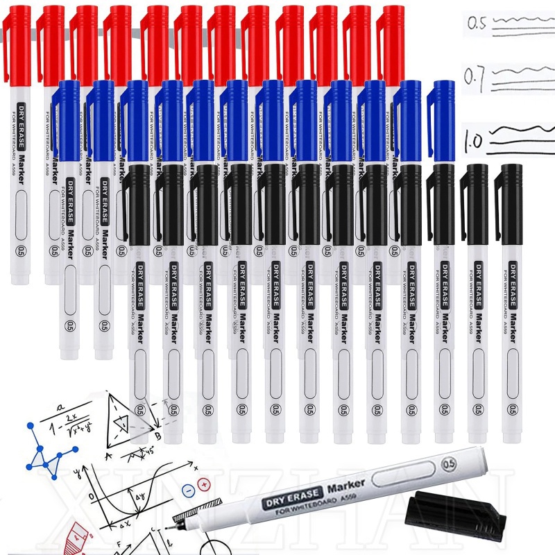 Extremely Thin Fine Nib Dry Erasing Pen / School Office Stationery ...