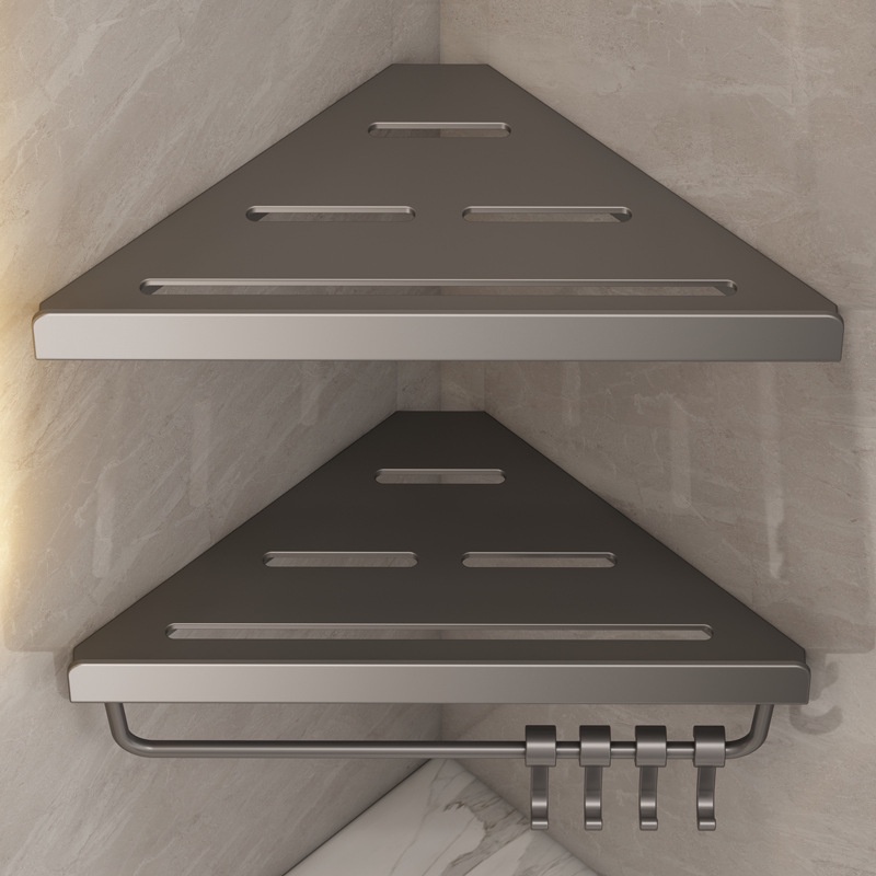 Latest Style Toilet Triangle Shelf Perforation-Free Wall-Mounted Wall ...