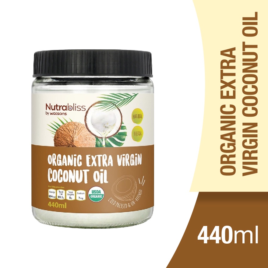 NUTRABLISS BY WATSONS Extra Virgin Coconut Oil 440ml | Shopee Malaysia