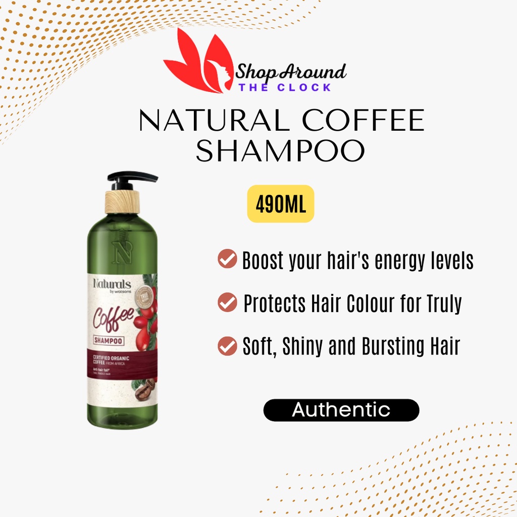 Natural By Watson Coffee Shampoo (490ml) | Shopee Malaysia
