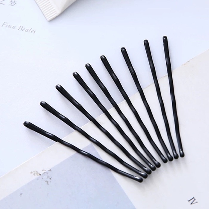 1set Black Invisible Hair Bob Pin BB Clip Women Wave Bobby Pins Grips ...
