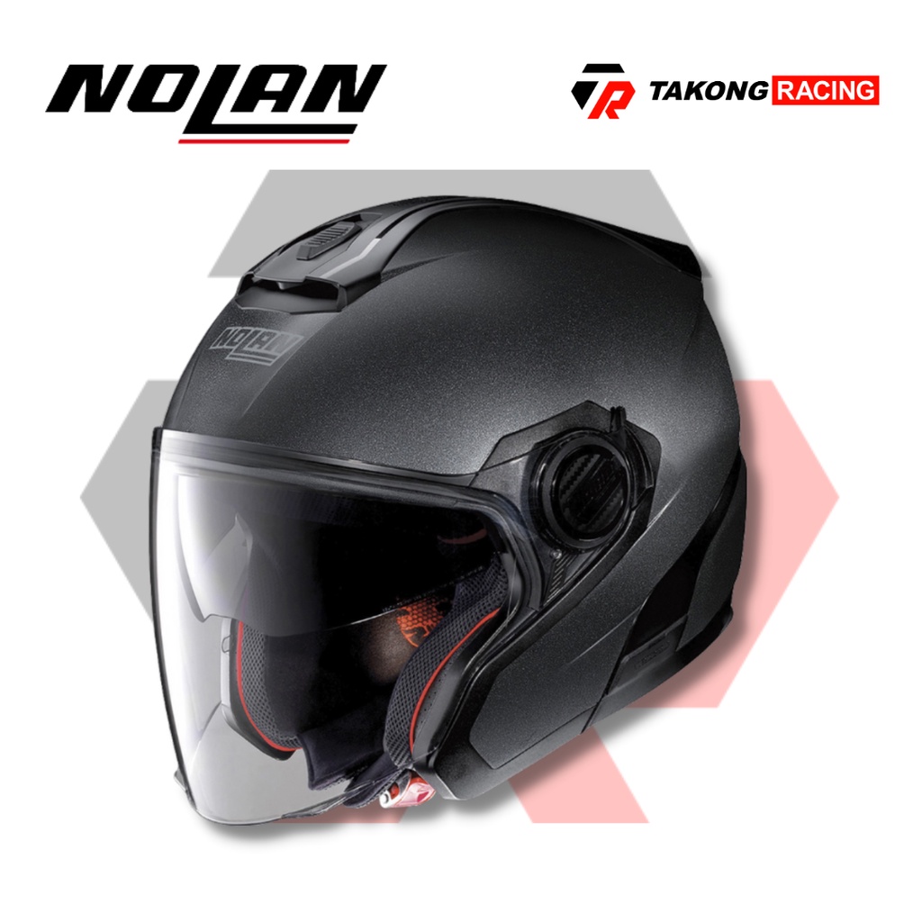 NOLAN Helmet N40-5 Plain Black Graphite 009 | Shopee Malaysia