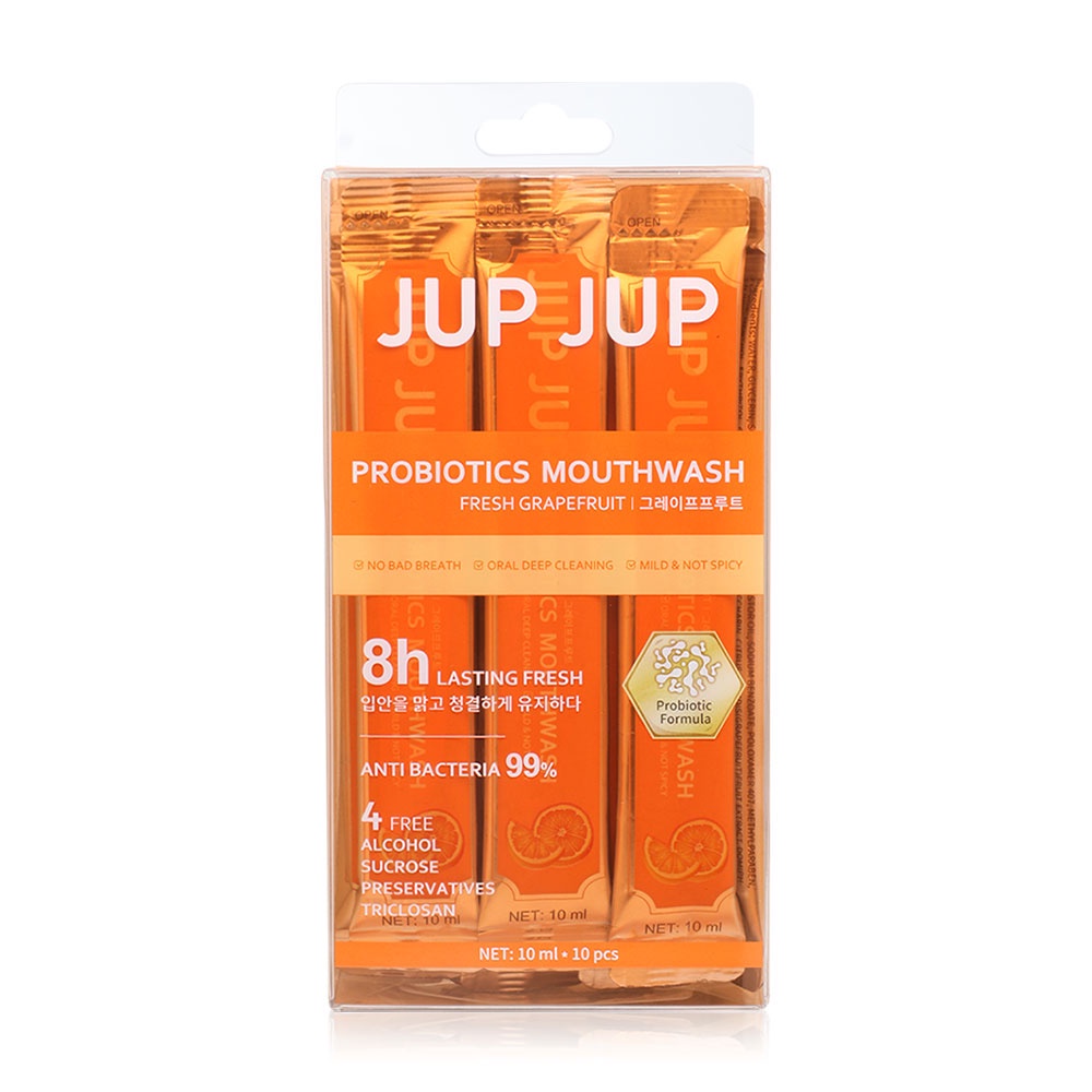 JUP JUP Probiotics Mouthwash - Vitality Peach/Fresh Grapefruit/Cool ...