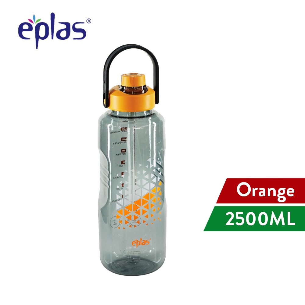 Eplas Gym Large Water Bottle with Straw (2000ml/2500ml) | Shopee Malaysia