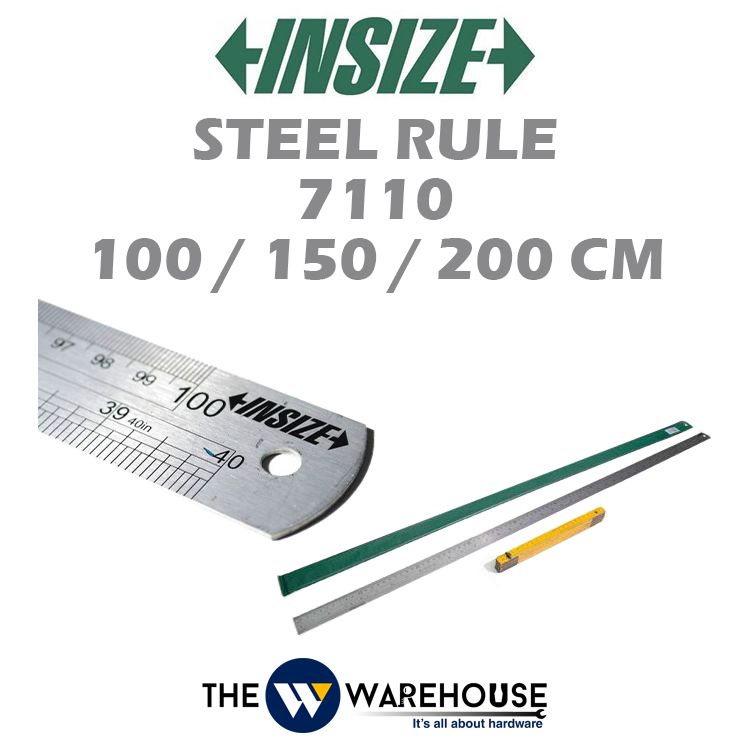 Insize Steel Rule 7110-1000 / 7110-1500 / 7110-2000 | Shopee Malaysia