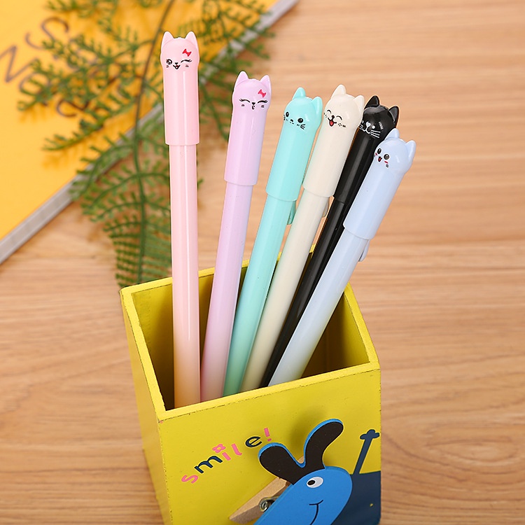 Cat Stationery Pen Cute Cartoon Swinging Tail Cat Pen New Style ...