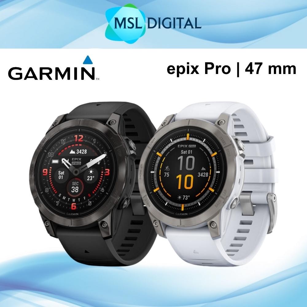 Garmin epix Pro (G2) Multisport Smartwatch (47mm) | Touchscreen AMOLED ...
