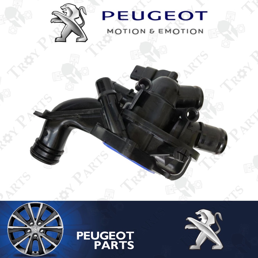 (1pc) Citroen Peugeot Radiator Coolant Thermostat with Housing 1336CC ...