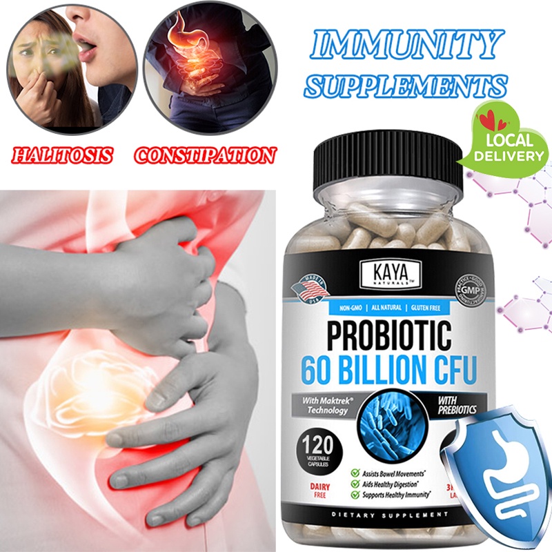 Probiotics 40 Billion CFU | Probiotic for Women, Probiotic for Men and ...