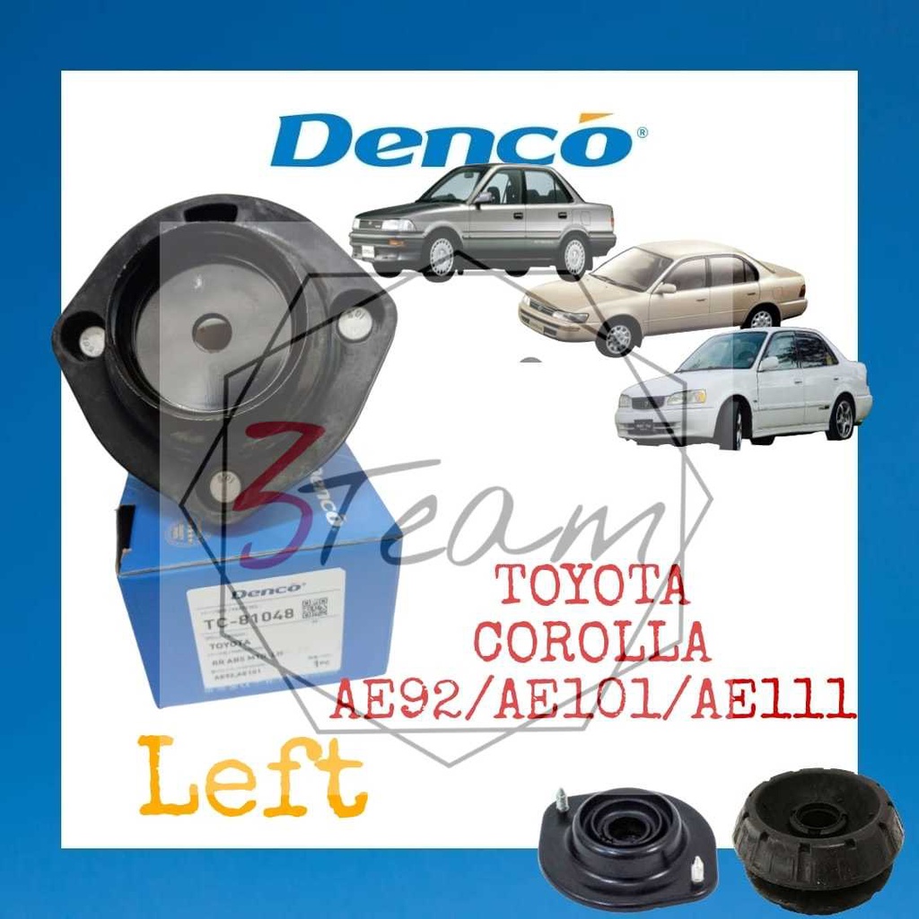 DENCO ABSORBER MOUNTING REAR LEFT & RIGHT TOYOTA COROLLA AE92/AE101 ...