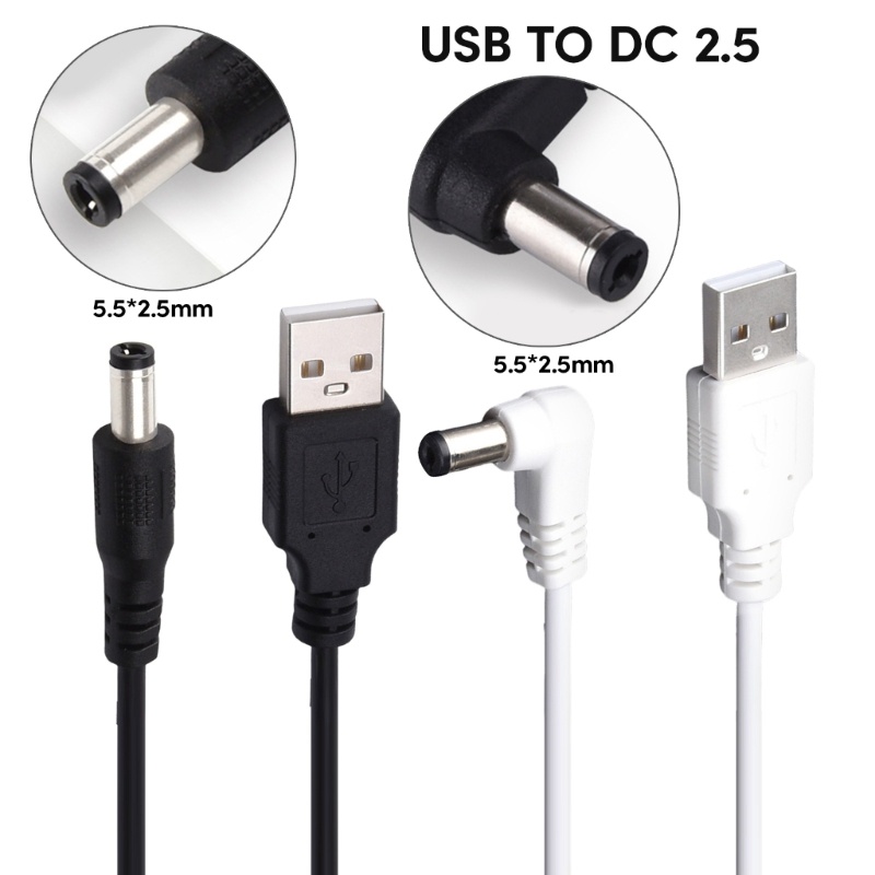 R* USB to DC5 5x2 5mm Adapter Cable Safe Charging Power Cable DC5 5x2 5 ...